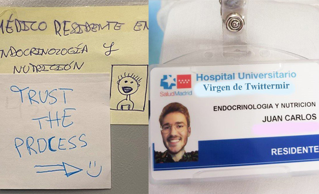 Así son las fotos de los MIR animando para el examen 2024